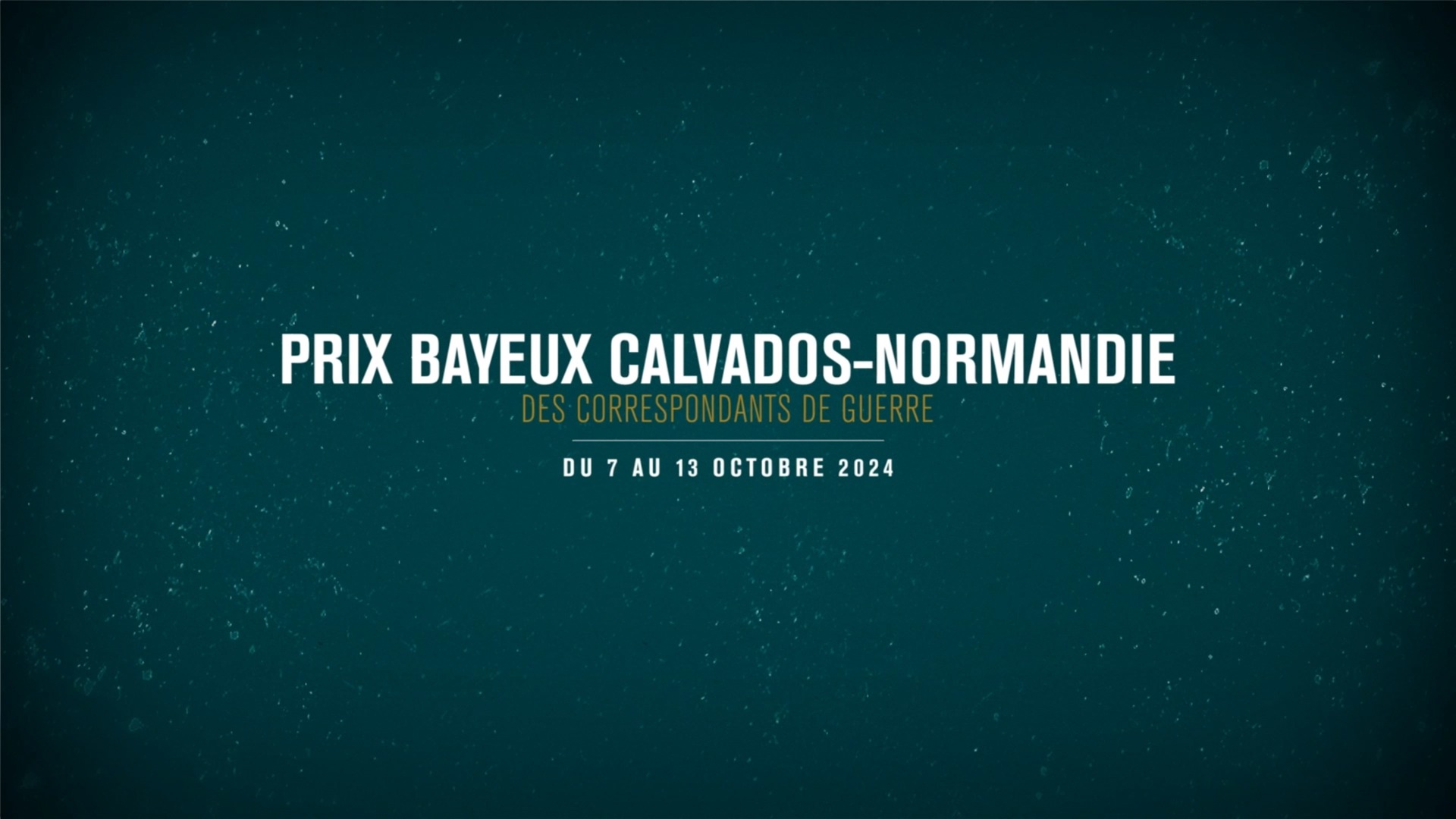 2024 Bayeux Calvados-Normandy Award: The complete ceremony - Bayeux Calvados-Normandy Award